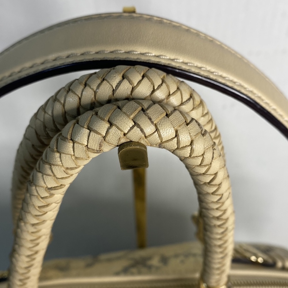 Coach Madison Lindsey Bag Embossed Metallic Python - Gem